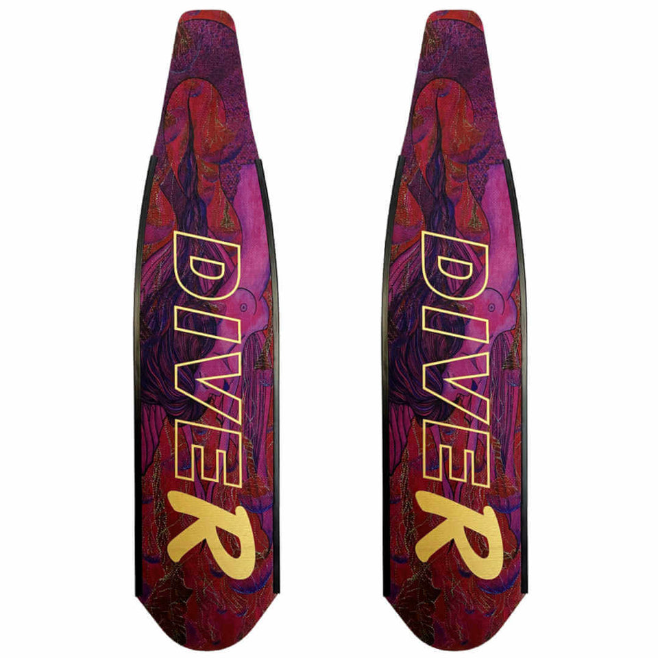 DiveR Australia -#1 AWARD WINNING Freediving fins (Pink Mermaid ...