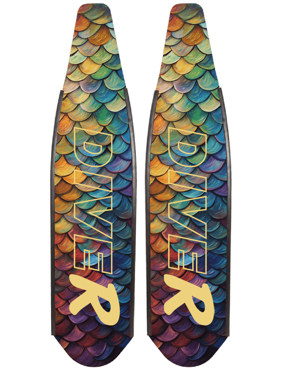 DiveR Australia -#1 Freediving carbon dive fins (PARROT FISH) – DiveR Fins