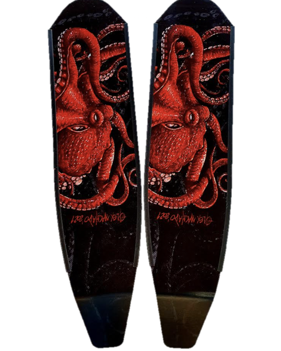 DiveR Australia -#1 AWARD WINNING Freediving fins (Wild Red Octopus ...